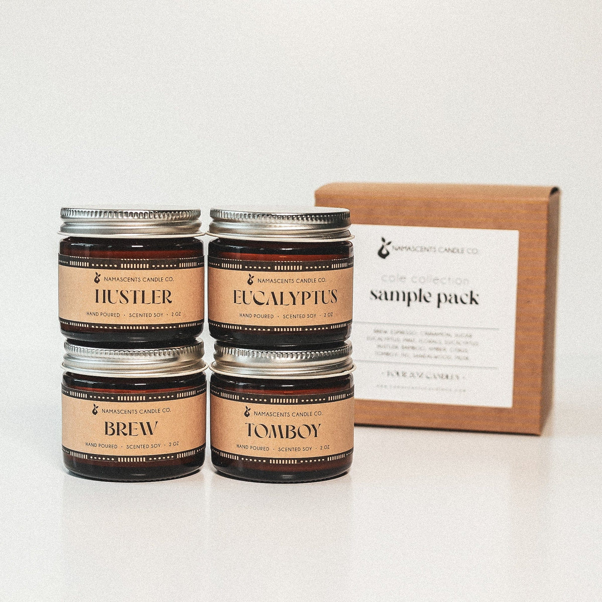 Light, Relax, Enjoy Sample Box | Namascents Candle Co.
