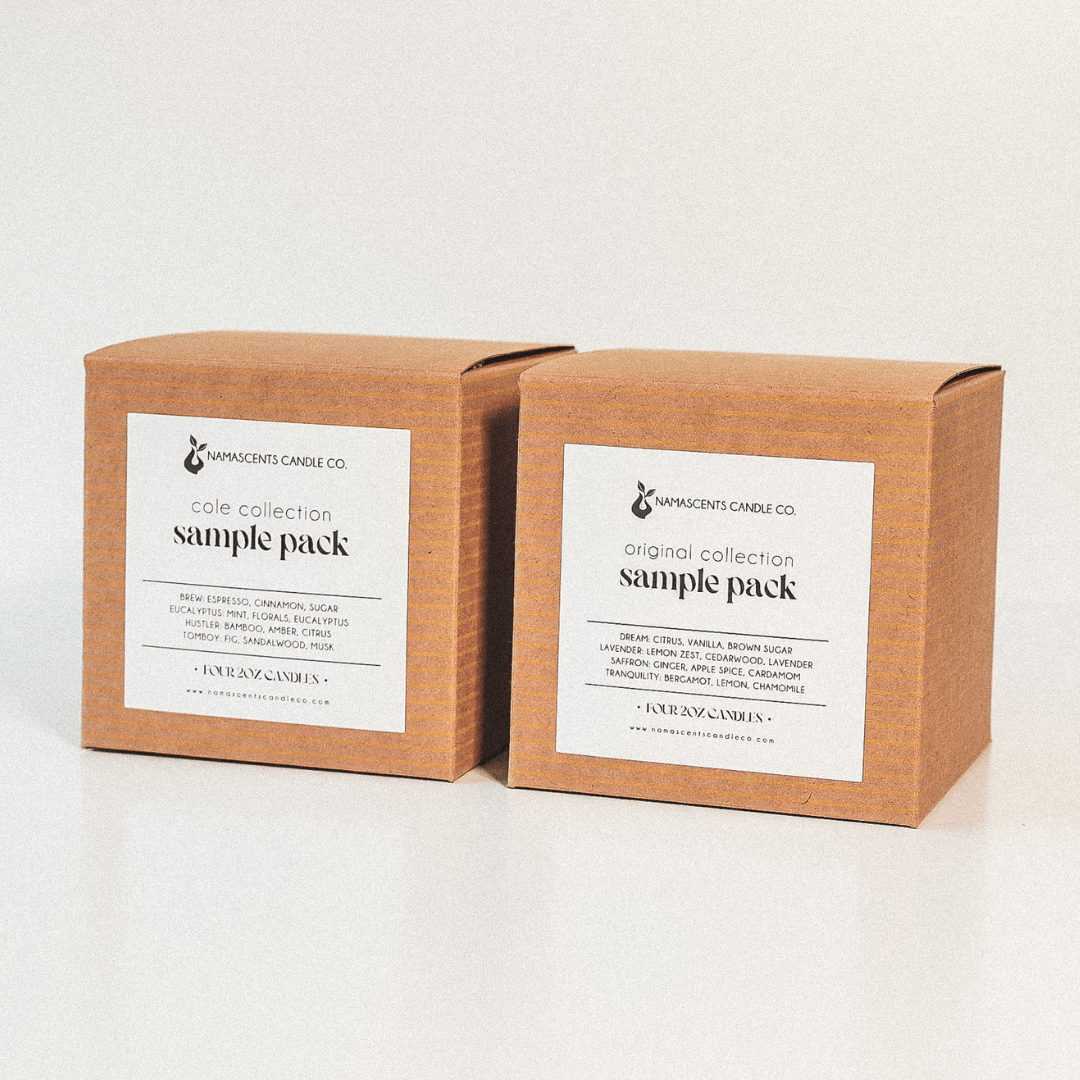 Light, Relax, Enjoy Sample Box | Namascents Candle Co.
